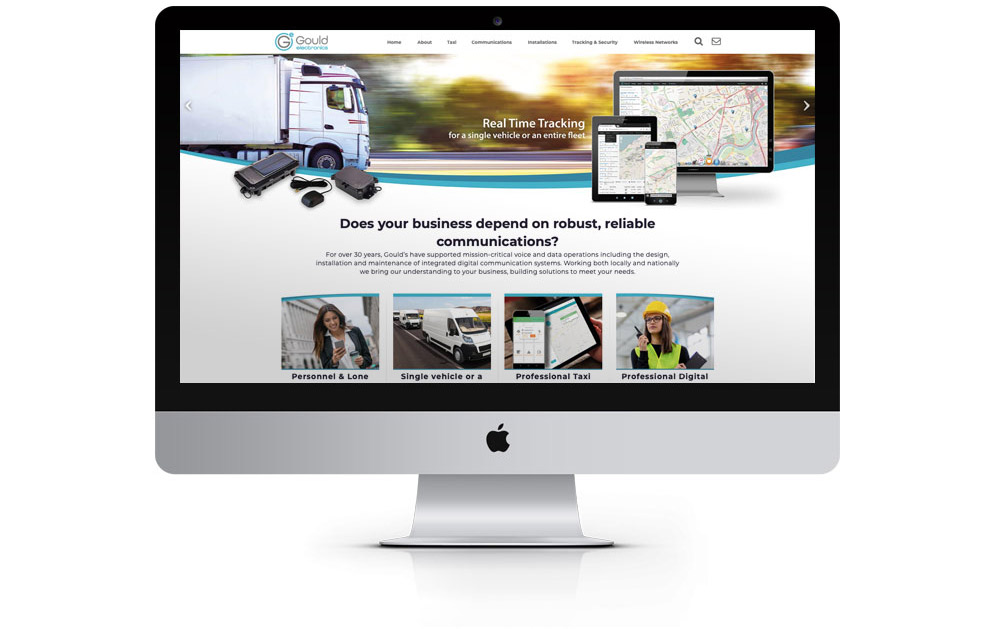 Our Work - Gould Electronics Cornwall | Website & Branding | Graphic ...